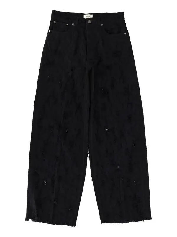 HAIKURE Bethany Bull Destroy Jeans - Black