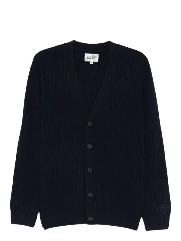 MC2 SAINT BARTH Wool Cardigan - Blue