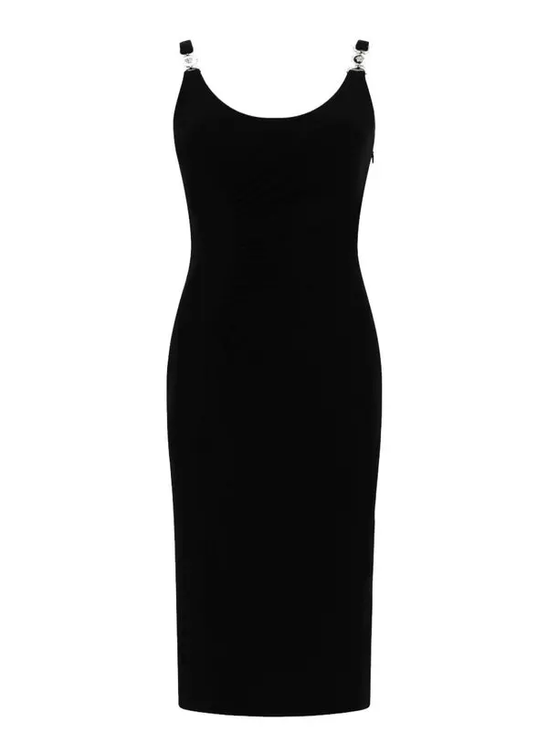 Versace Sleeveless Midi Dress - Black