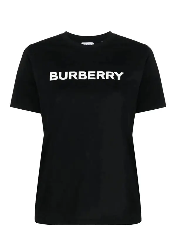 Burberry Cotton Logo T-shirt - Black
