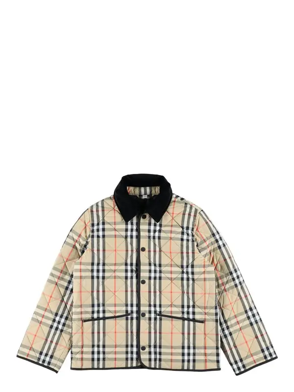 Burberry Quilted Nylon Country Jacket - Sand Ip Check