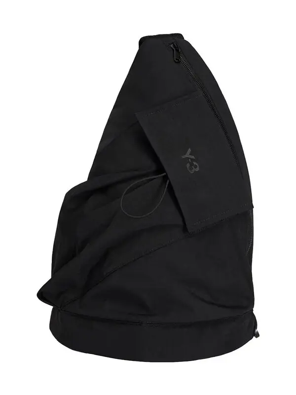 Y3 Shoulder Bag With Logo - Black