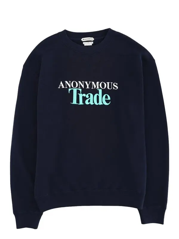 JW Anderson Anonymous Trade' Sweatshirt - Blue