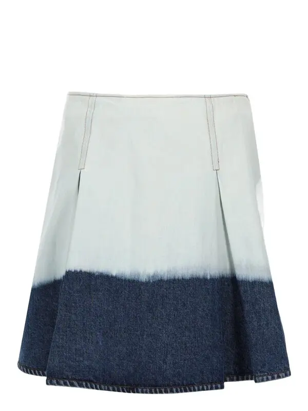 Marni Denim Midi Skirt - White