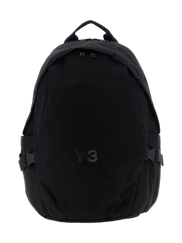Y3 Logo Backpack - Black