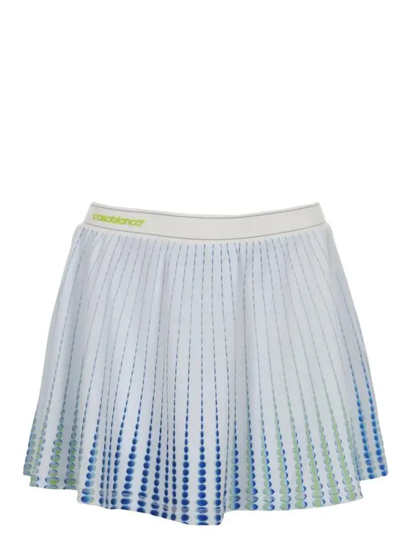 Casablanca Printed Miniskirt - White
