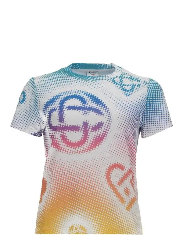 Casablanca Airbrush Smiley T-shirt - Multicolour