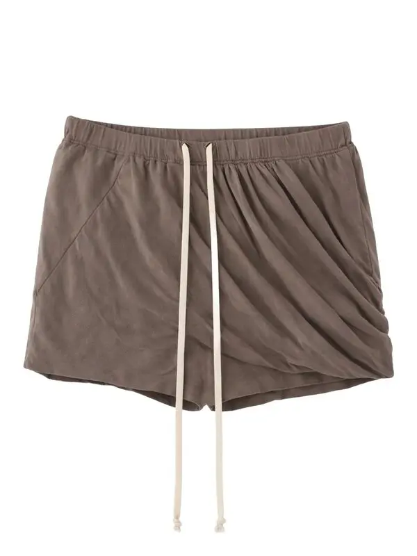 Rick Owens Cotton Buds Shorts - Brown