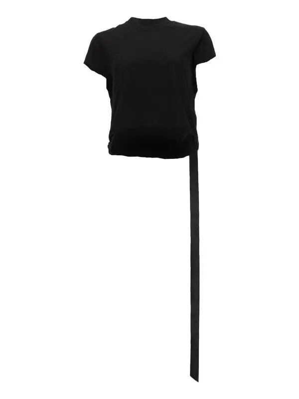 Rick Owens Cropped Level T-shirt - Black