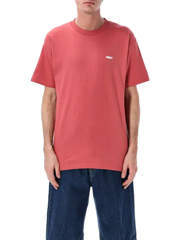 Obey T Shirts And Polos - Mineral Red