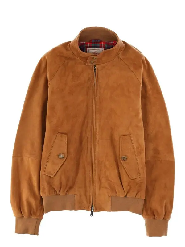 BARACUTA G9 Leather Jacket - Beige