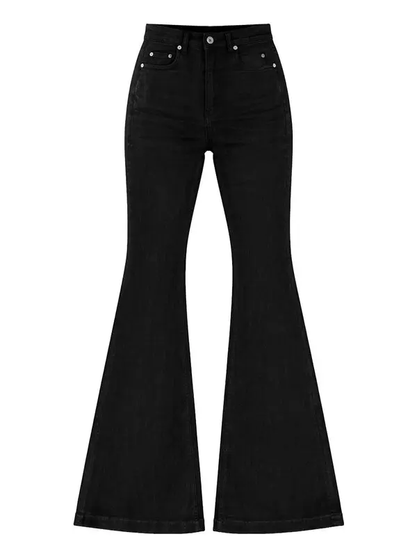 Rick Owens Bolan' Boot Cut Jeans - Black