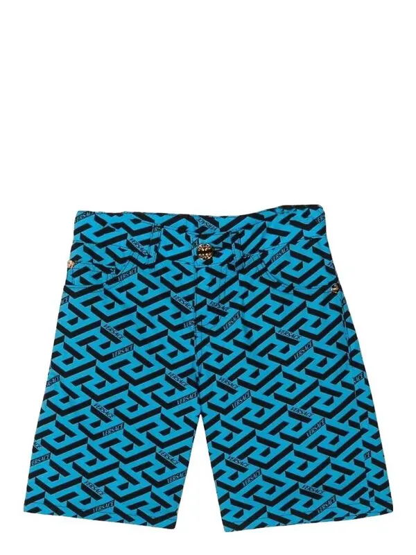Versace Short With Logo - Multicolour