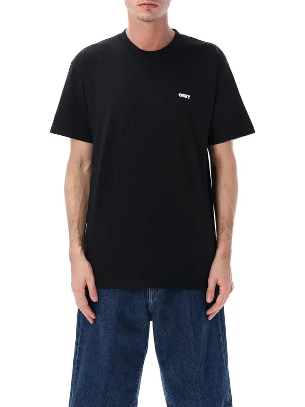 Obey T Shirts And Polos - Black
