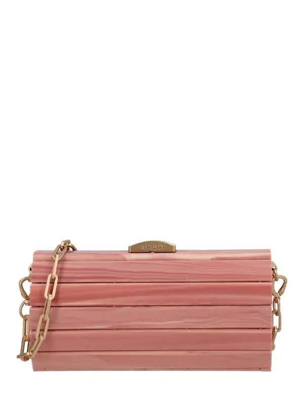 Cult Gaia Mini Bag With Chain Strap - Pink