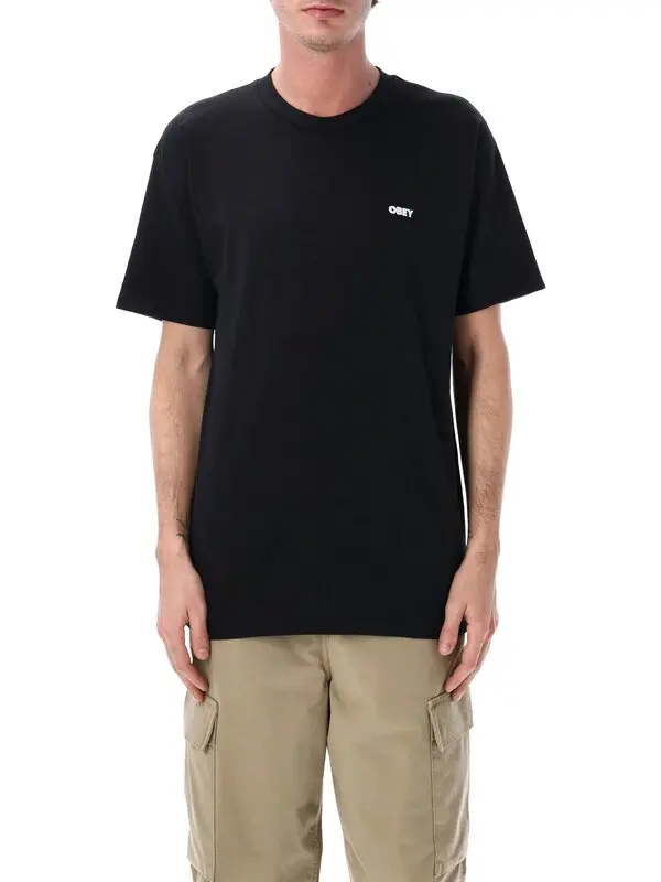 Obey T Shirts And Polos - Black