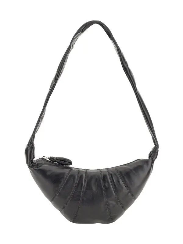 LEMAIRE Small Croissant Bag - Black