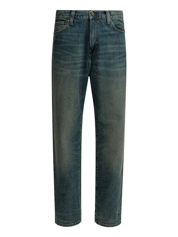 Carhartt Work In Progress Straight Leg Jeans - Blue