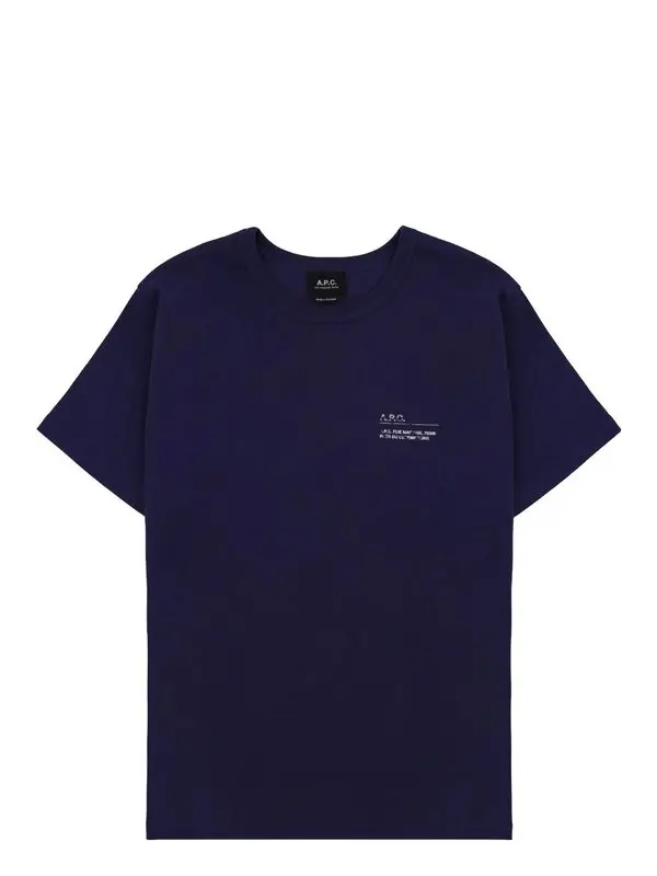 A.p.c. T Shirt 'niclas - Blue