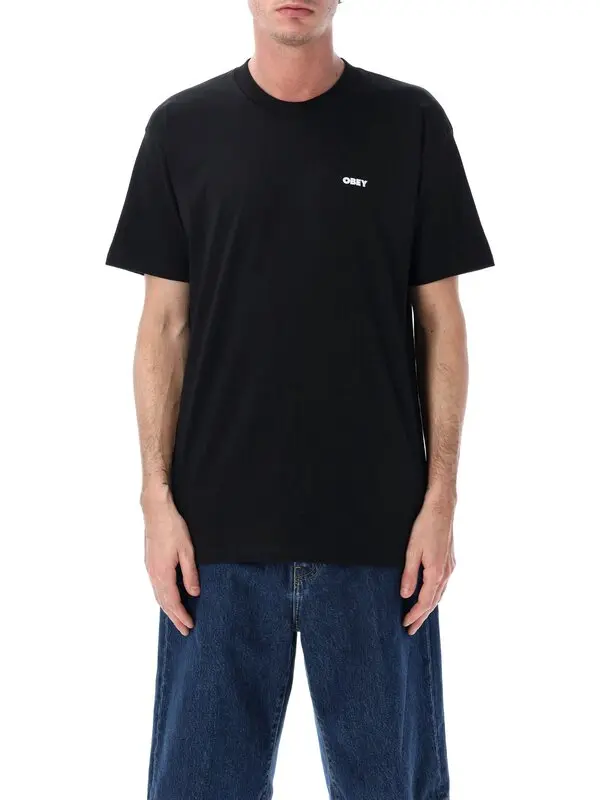 Obey T Shirts And Polos - Black