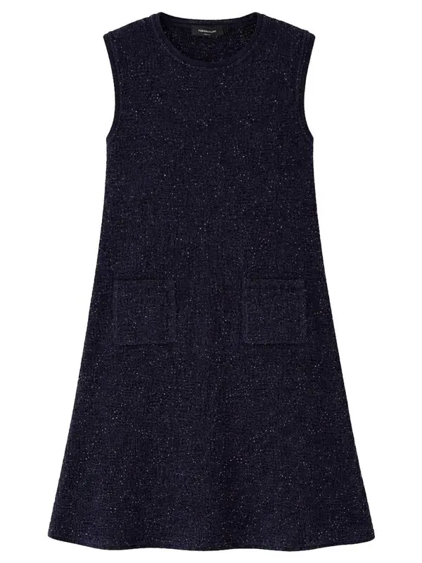 Fabiana Filippi Mini Dress With Sequins - Blue