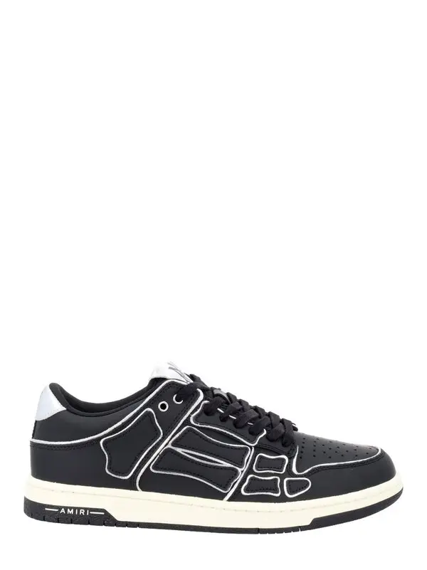 Amiri Skel Top Low Sneakers - Black