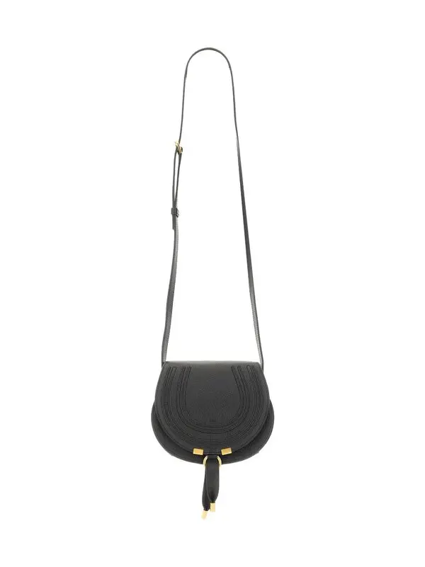 Chloé Small Marcie Saddle Bag - Black