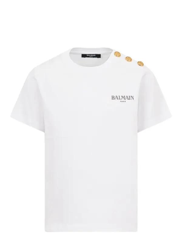 Balmain Logo T-shirt - White