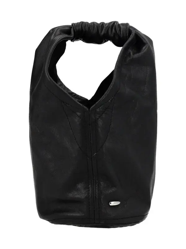 Our Legacy Leather Drip Bag - Black