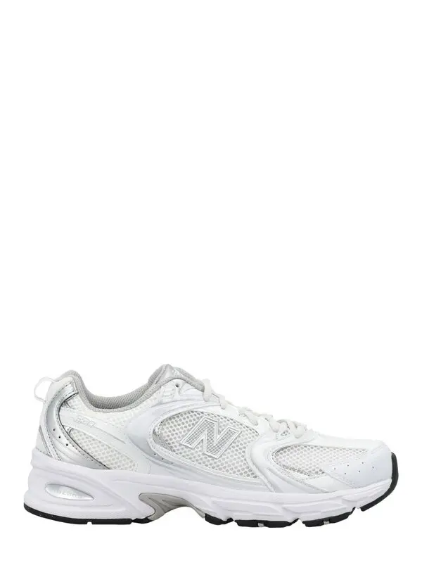 NEW BALANCE Athletic Sneakers - White/silver Metallic
