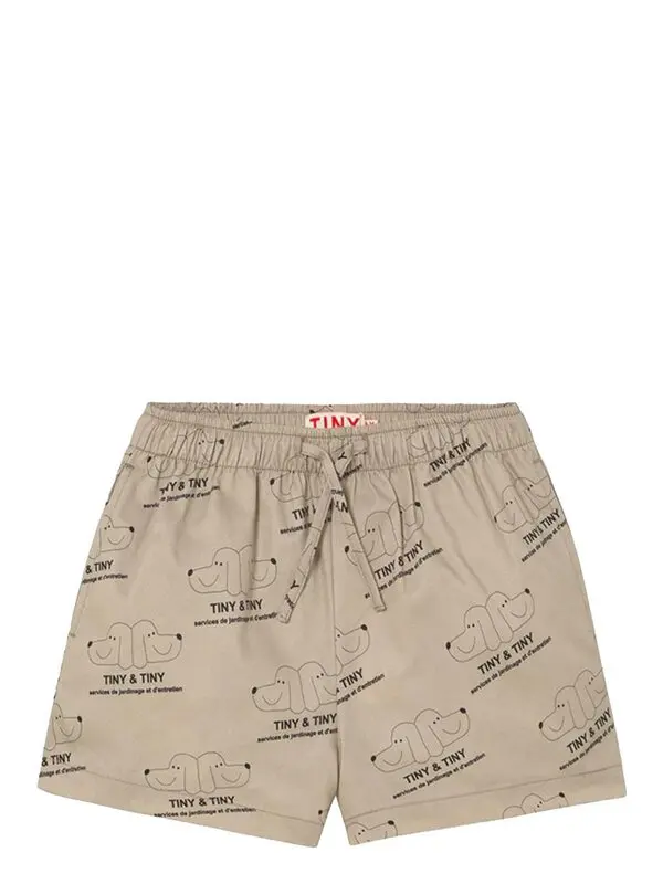 TINYCOTTONS Printed Short - Beige