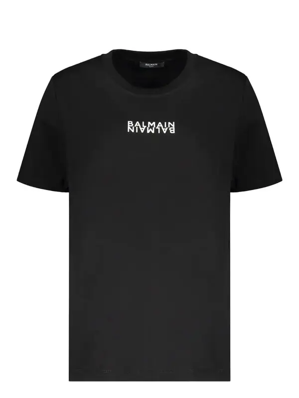 Balmain Logo T-shirt - Black