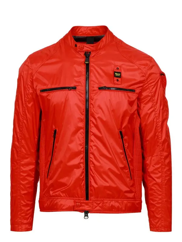 BLAUER. Zip Up Jacket - Red