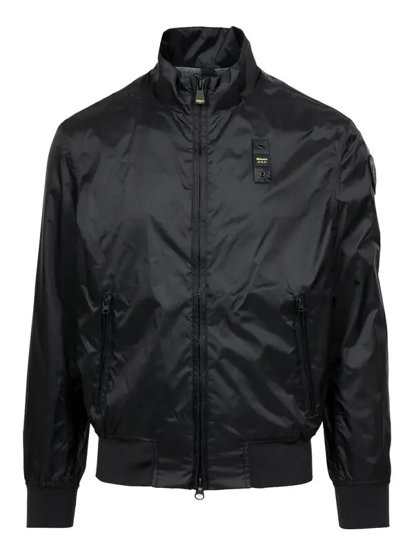 BLAUER. Zip Up Jacket - Black