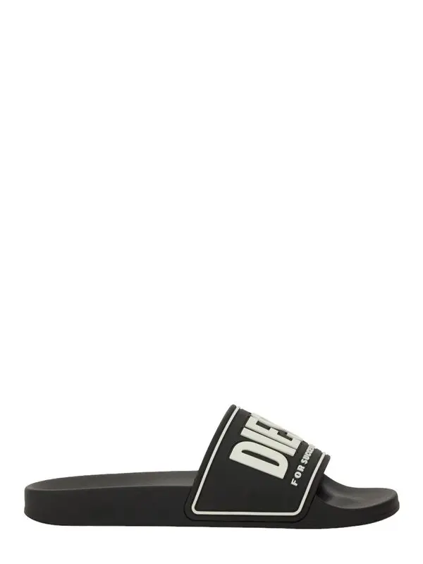 DIESEL® Slide Sandal - Black