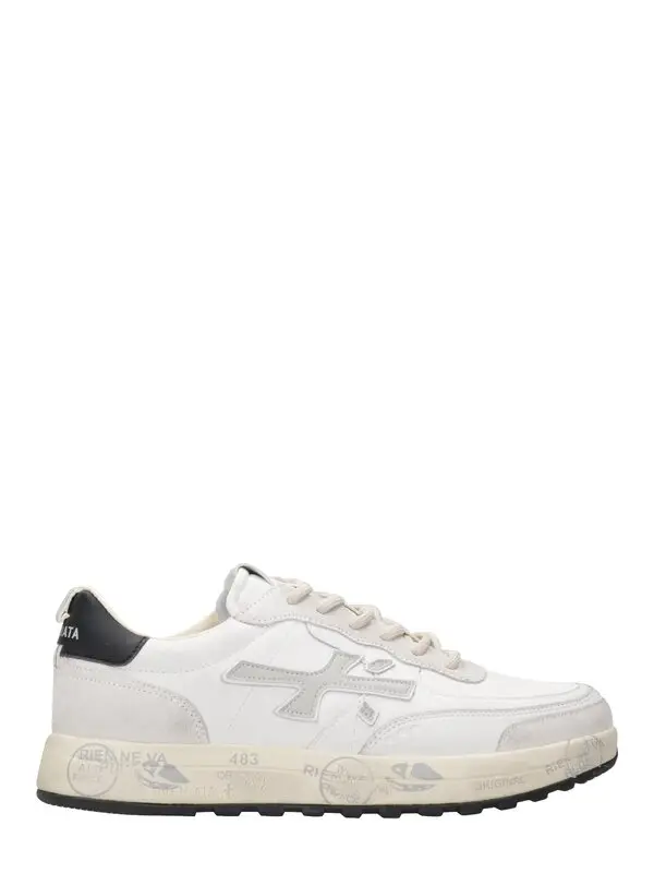Premiata Embossed Logo Sneakers - White