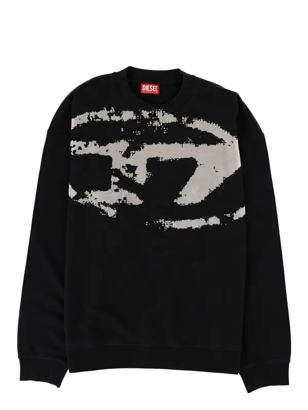 DIESEL® Sweatshirt S-boxt N5 - Black