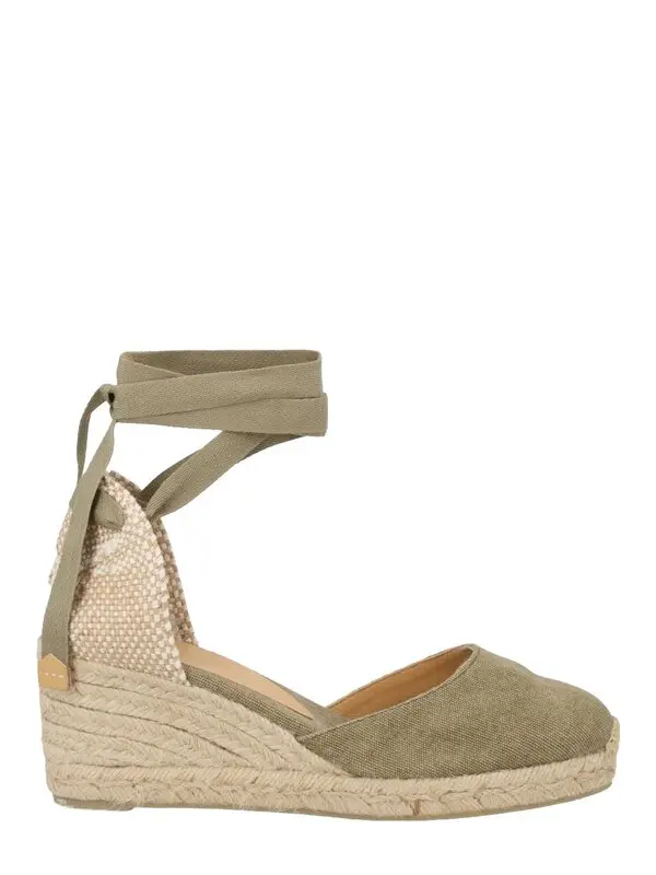 CastaÑer Carina Wedge Espadrilles - Green