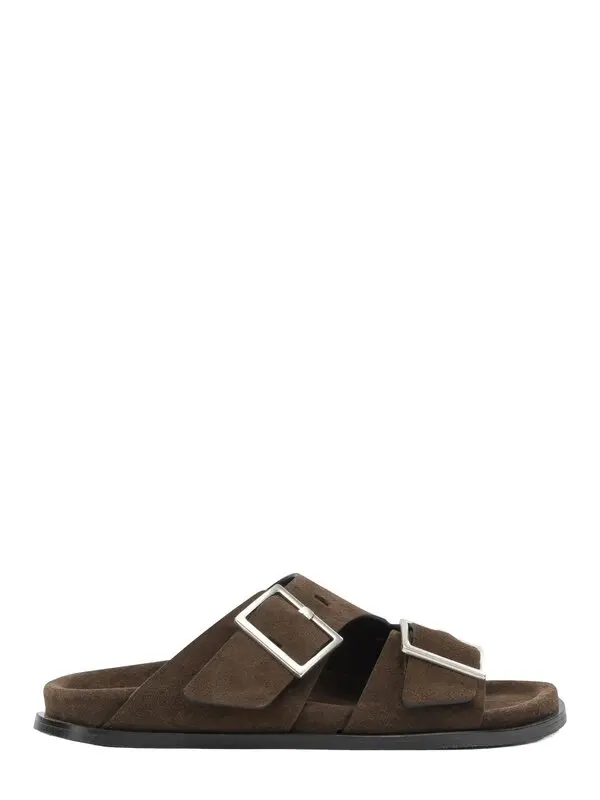 ALOHAS Alba Leather Sandals - Brown
