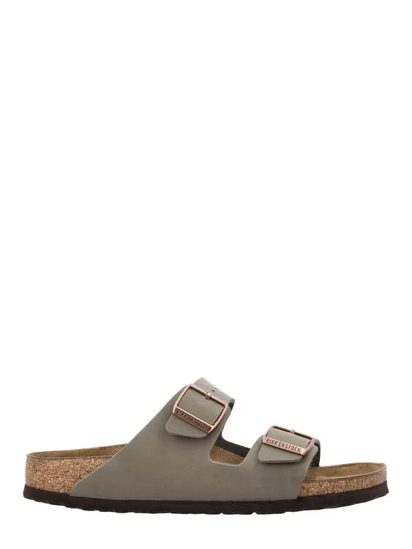 BIRKENSTOCK Arizona Flat Sandals - Stone