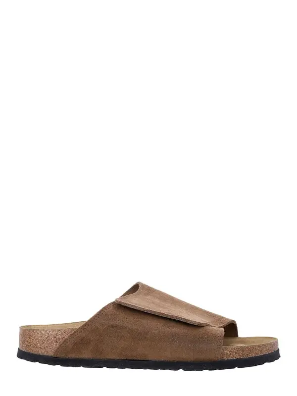 BIRKENSTOCK Solana Suede Sandals - Dark Tea