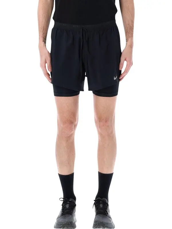 Nike Stride Dri-fit Hybrid Running Shorts - Black