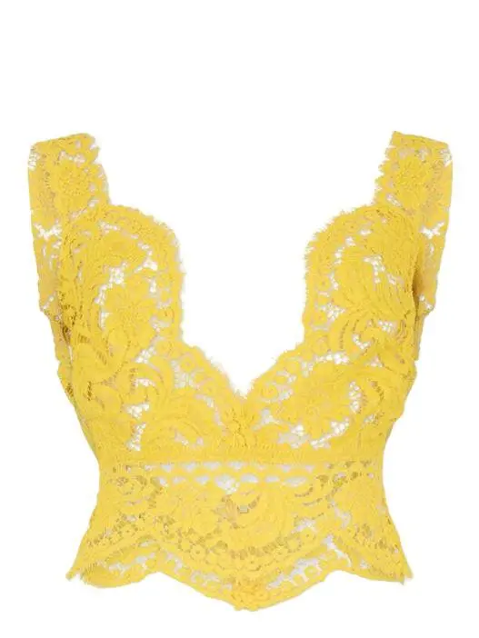 Dsquared2 Lace Top - Banana