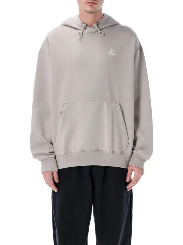 Nike Tuff Fleece Pullover Hoodie - College Grey