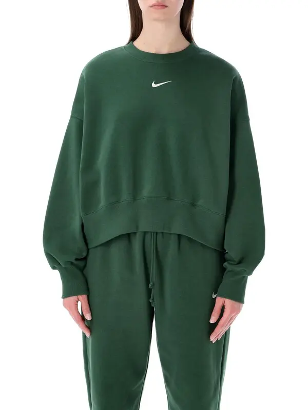 Nike Phoenix Fleece Oversized Sweatshirt - Fir Green