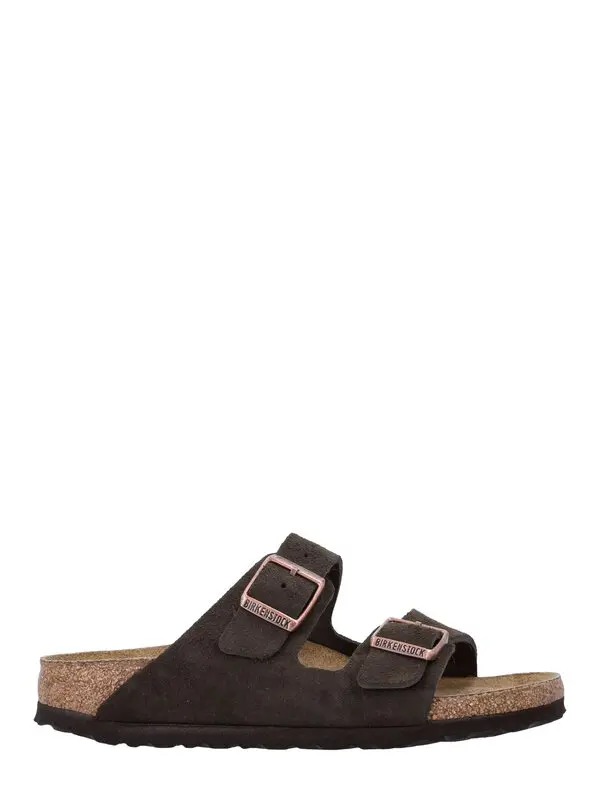 BIRKENSTOCK Arizona Suede Sandals - Mokka