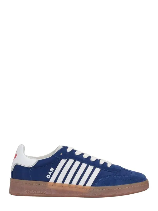 Dsquared2 Lace-up Low Top Sneakers - Blu+bianco