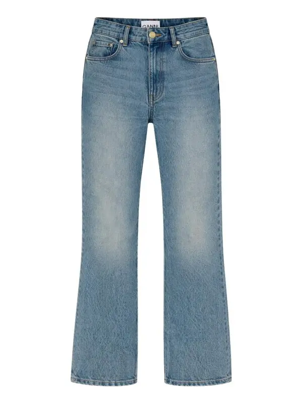 GANNI Betzy Flare Jeans - Denim