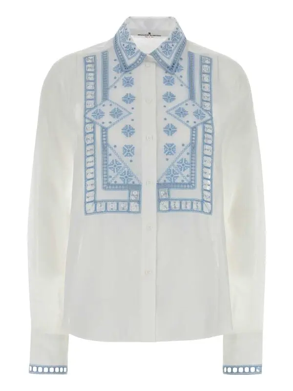 Ermanno Scervino Cotton Button-down Shirt - White