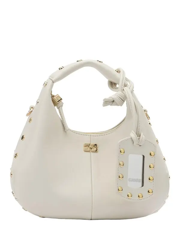 GANNI Small 'hobo' Handbag - White